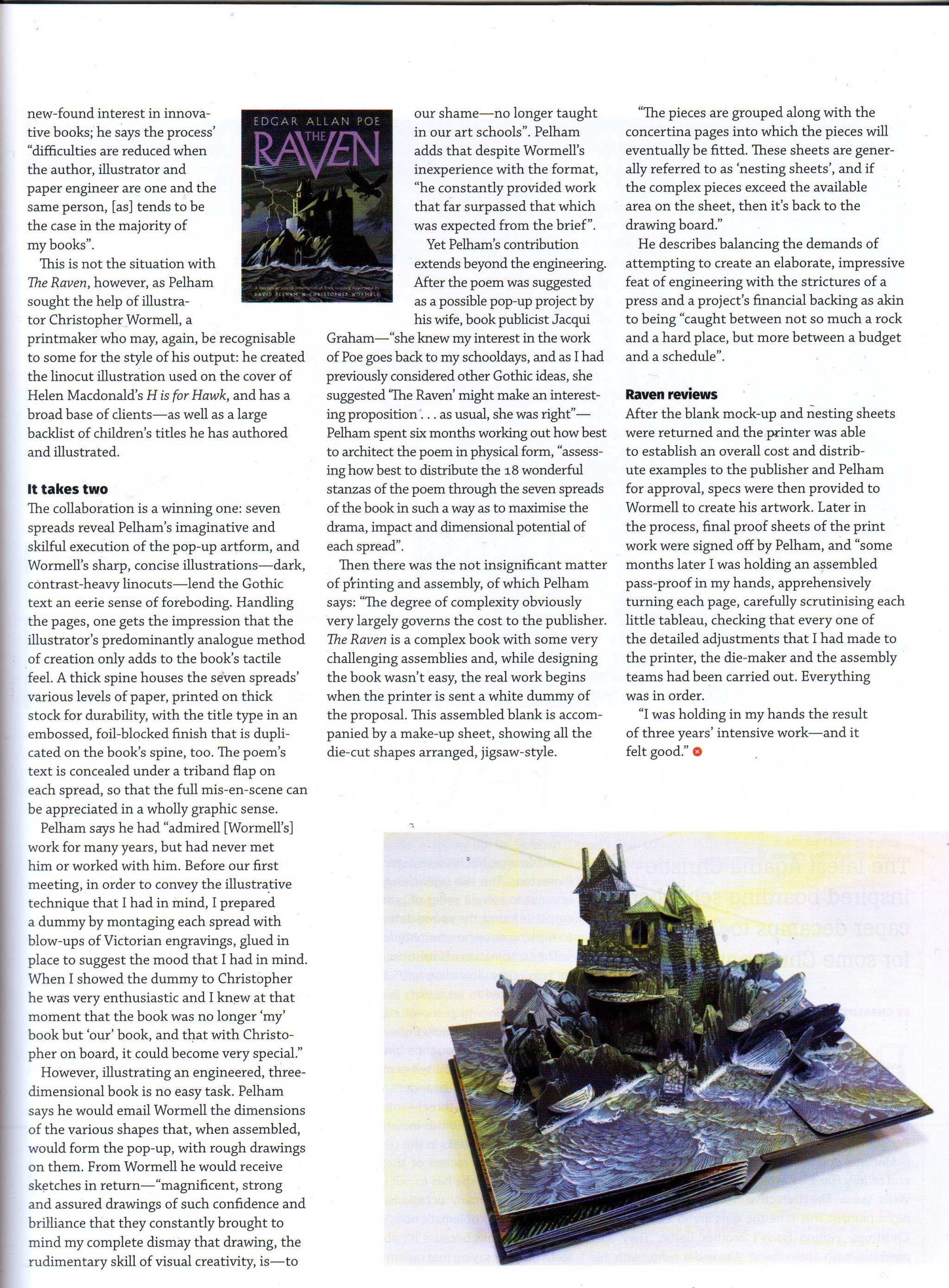 A great review of 'The Raven' in The Bookseller - The Artworks ...