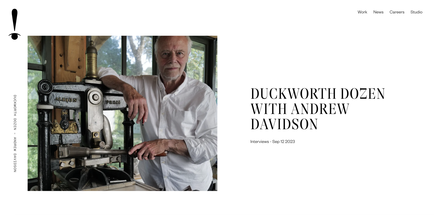 Andrew Davidson interviewed by Turner Duckworth following Jim Beam ...