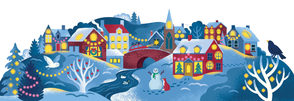 Lucy Davey Illustrates Waitrose Christmas Range - The Artworks ...